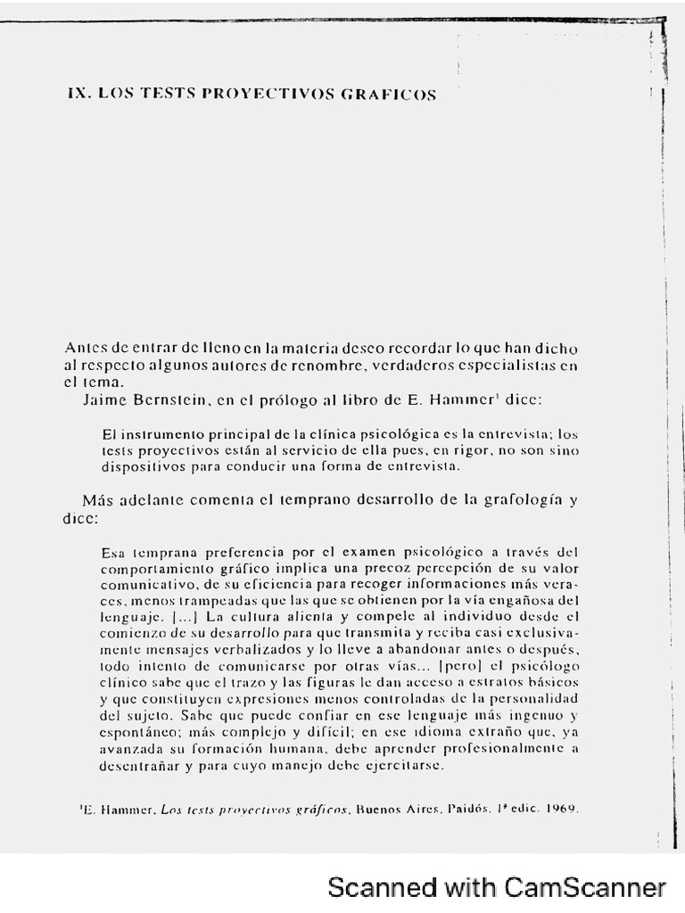 Test Proyectivos Gráficos | PDF