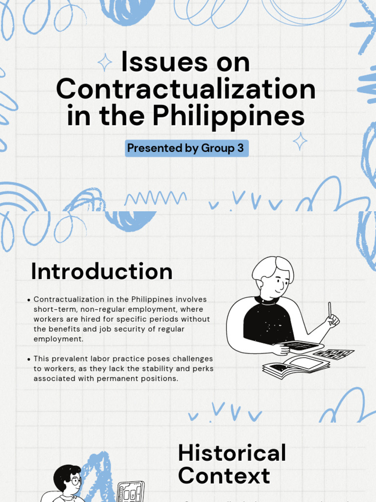 Group 3 Issues On Contractualization Asum Ceralde Galano Linga Madrid Maninang | PDF ...