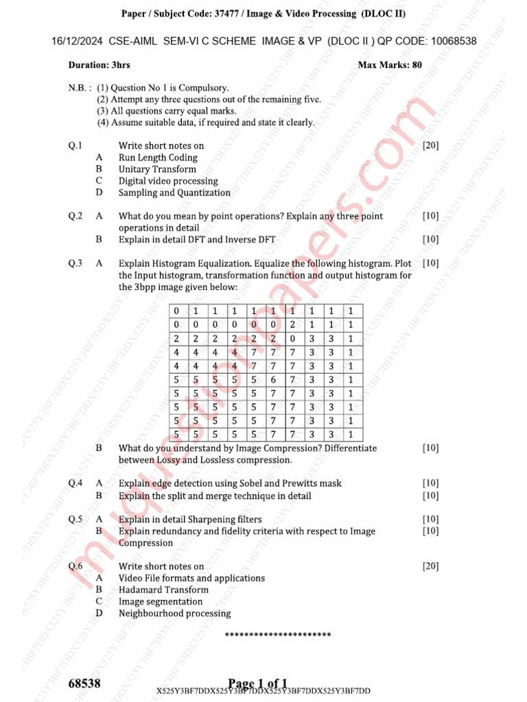 Ivp Pyq | PDF | Videotelephony | Computer Science