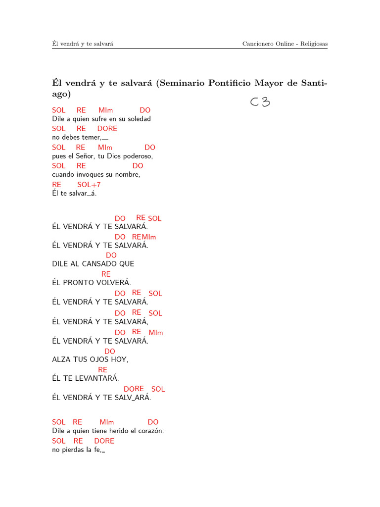 Él Vendrá y Te Salvará | PDF