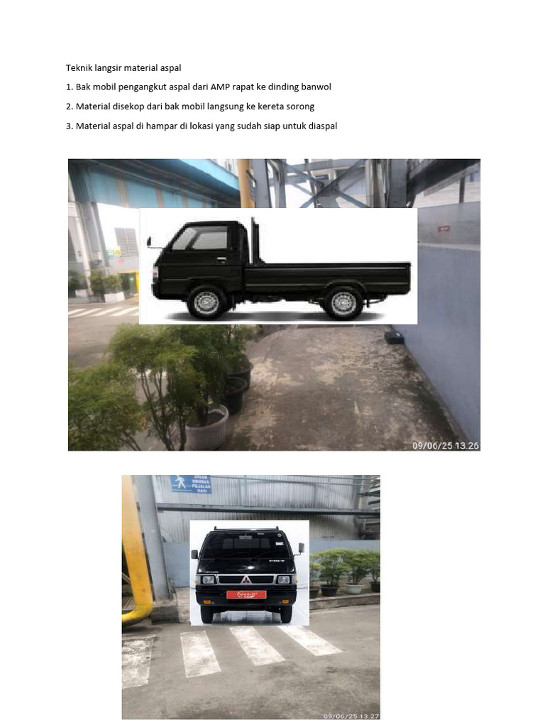 Teknik Langsir Material Aspal | PDF