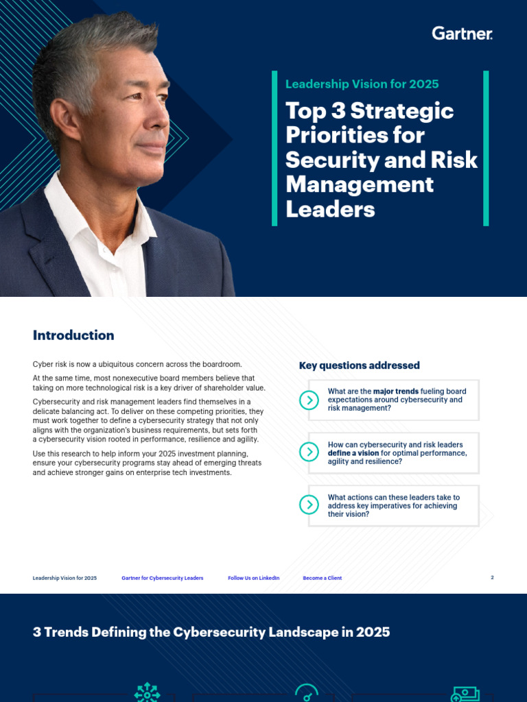 Cybersecurity Leadership Vision 2025 | PDF | Computer Security | Security