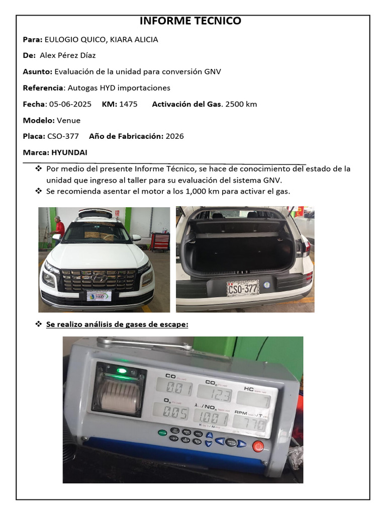 Informe Tecnico Cso-377.. | PDF