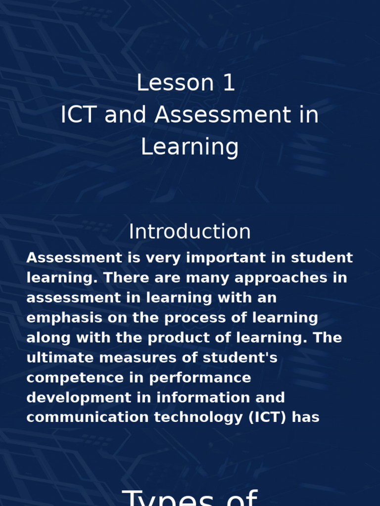 Educ 85 Module 6 Lesson12 | PDF | Educational Assessment | Educational ...