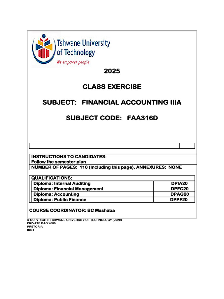 Class Exercise Taxation | PDF | Depreciation | Taxes