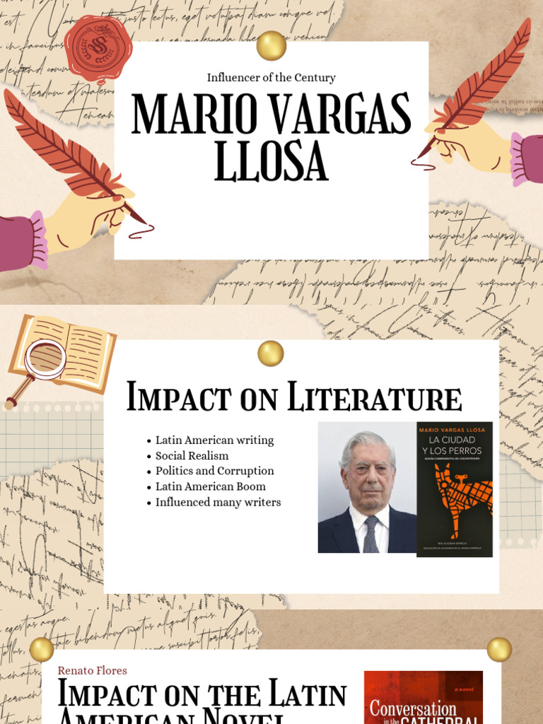 Mario Vargas Llosa: Literary Impact & Legacy | PDF