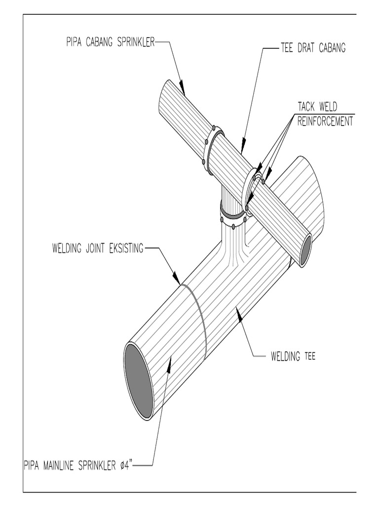 Tack Weld Pipa Cabang Sprinkler | PDF