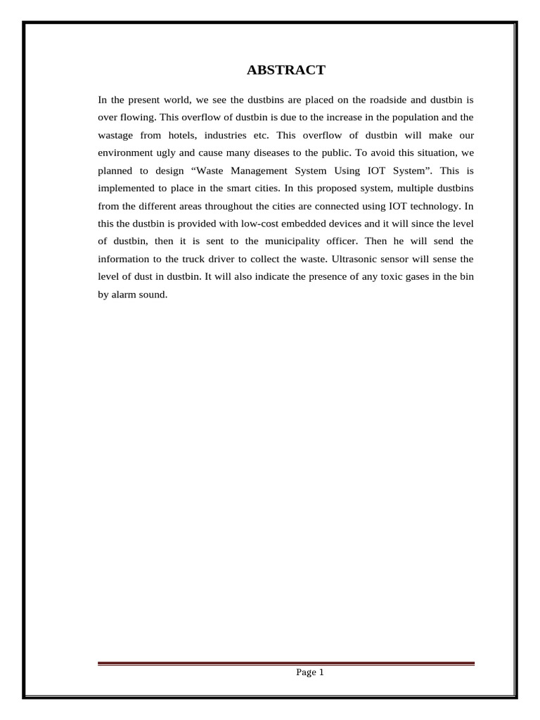 IoT-Based Waste Management System | PDF | Rectifier | Diode