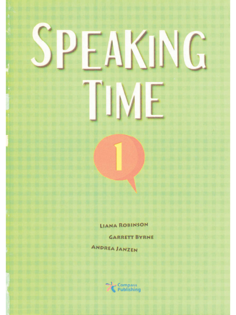 Speaking Time 1 | PDF