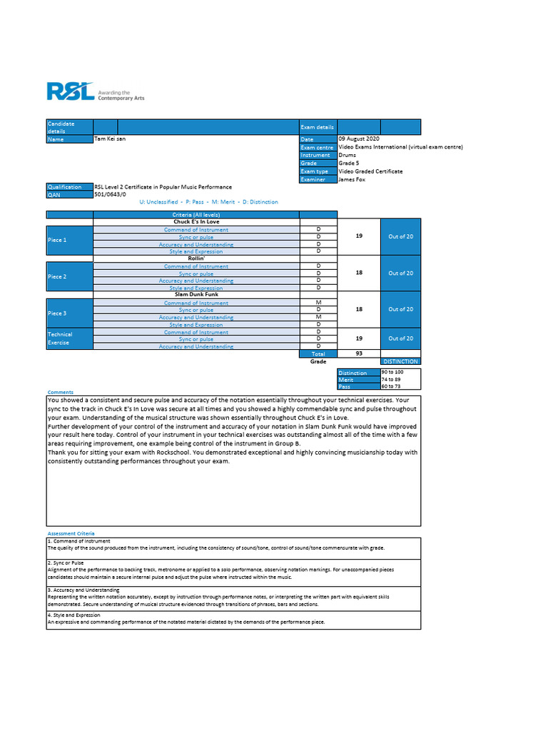 Video Exams International (Virtual Exam Centre) - Tam Kei San | PDF ...
