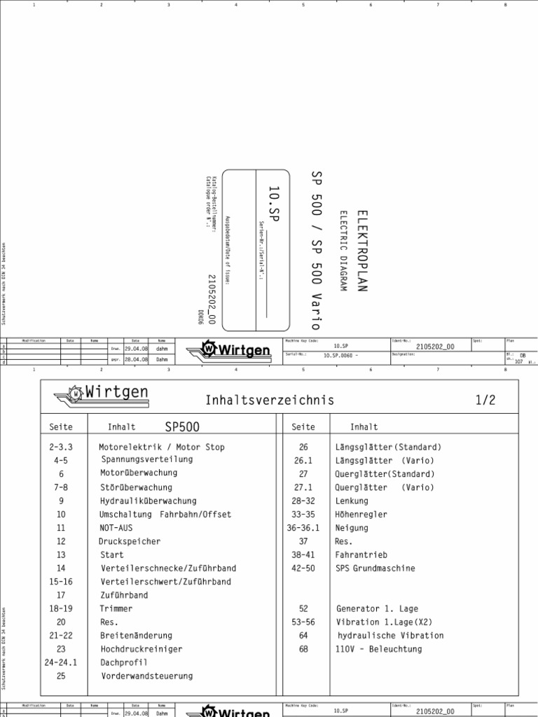 Diagrama Electrico SP500 | PDF