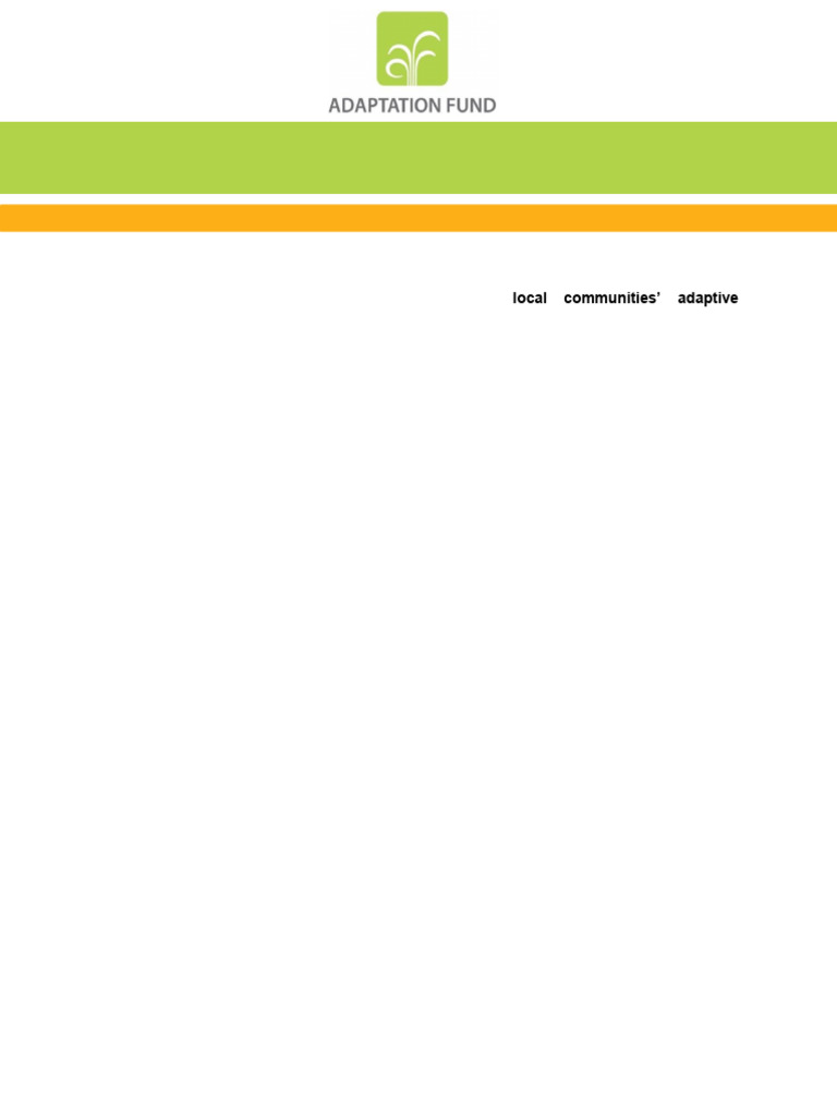 UNESCO GoZ Adaptation Fund Proposal On Groundwater Utilisation ...