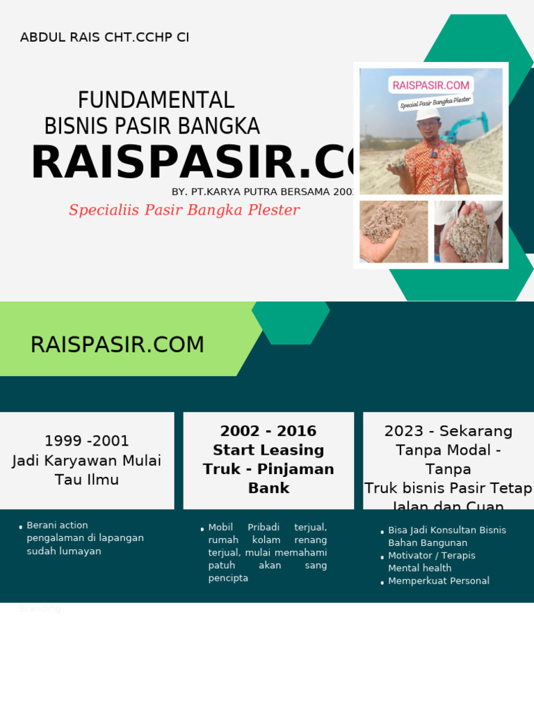 Presentasi Bisnis Hijau Tua Hijau Muda Putih Geometris Korporat Presentasi Internal Perusahaan ...