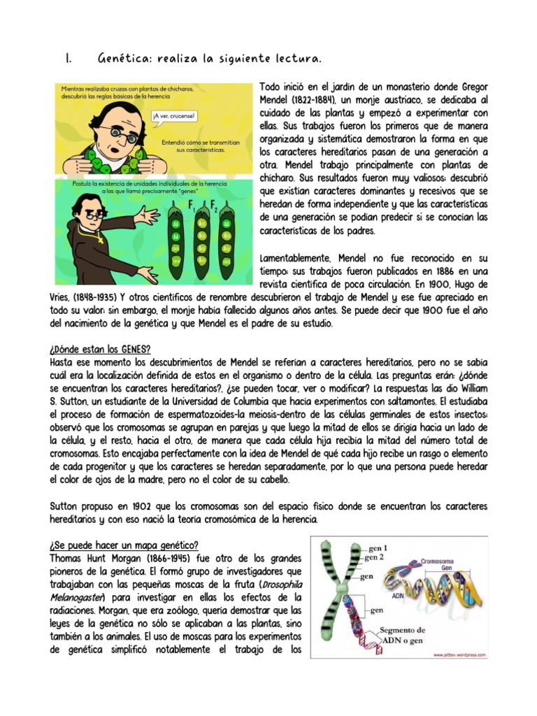 Lect Apoyo - Bio - Parc2 | PDF | Adn | Biología