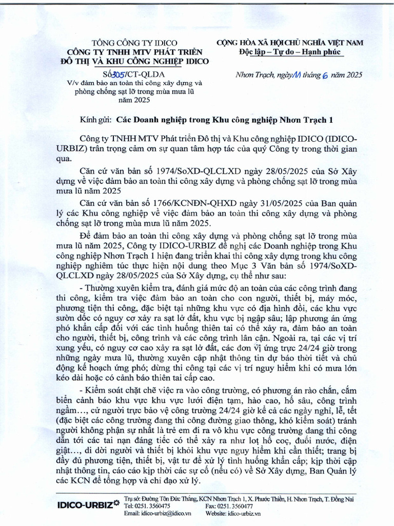 Idico Urbiz 305 | PDF