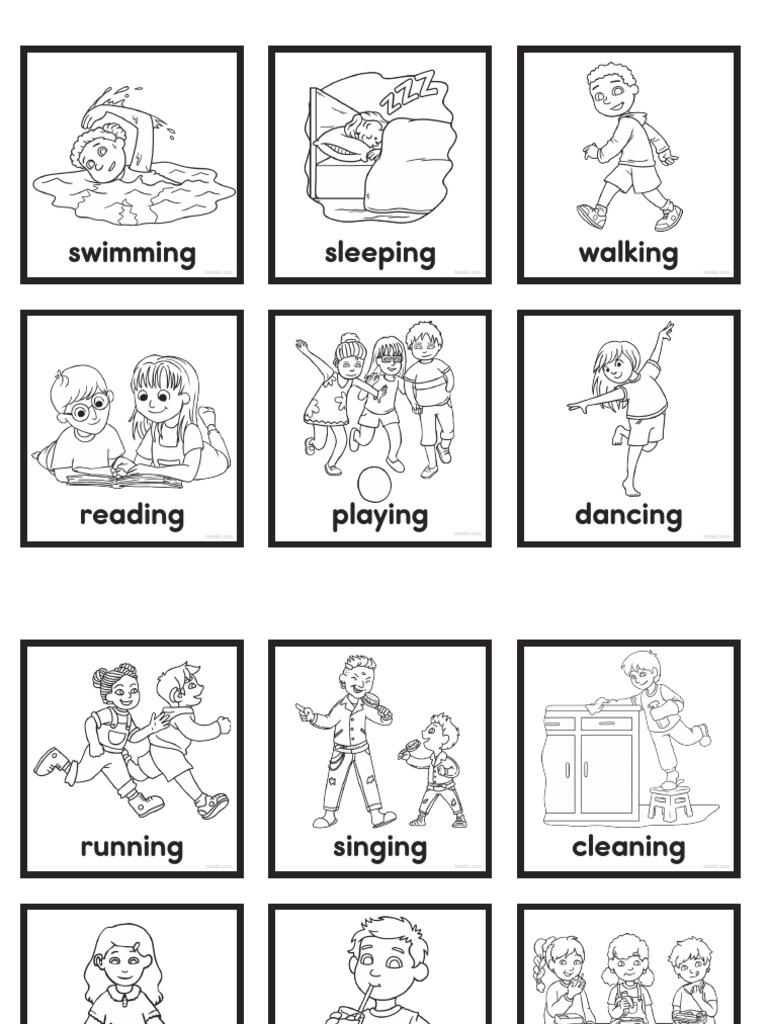 BW What Are You Doing Flash Cards - 241118 - 120741 | PDF