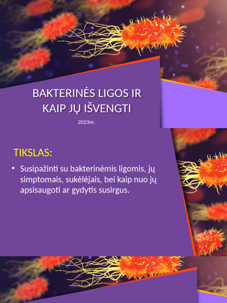Bakterinės Ligos. Kaip Jų Išvengti | PDF