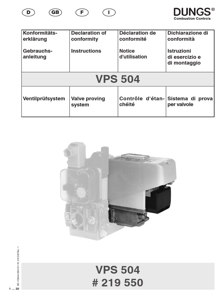 VPS 504 Valve Proving System Manual | PDF | Gases