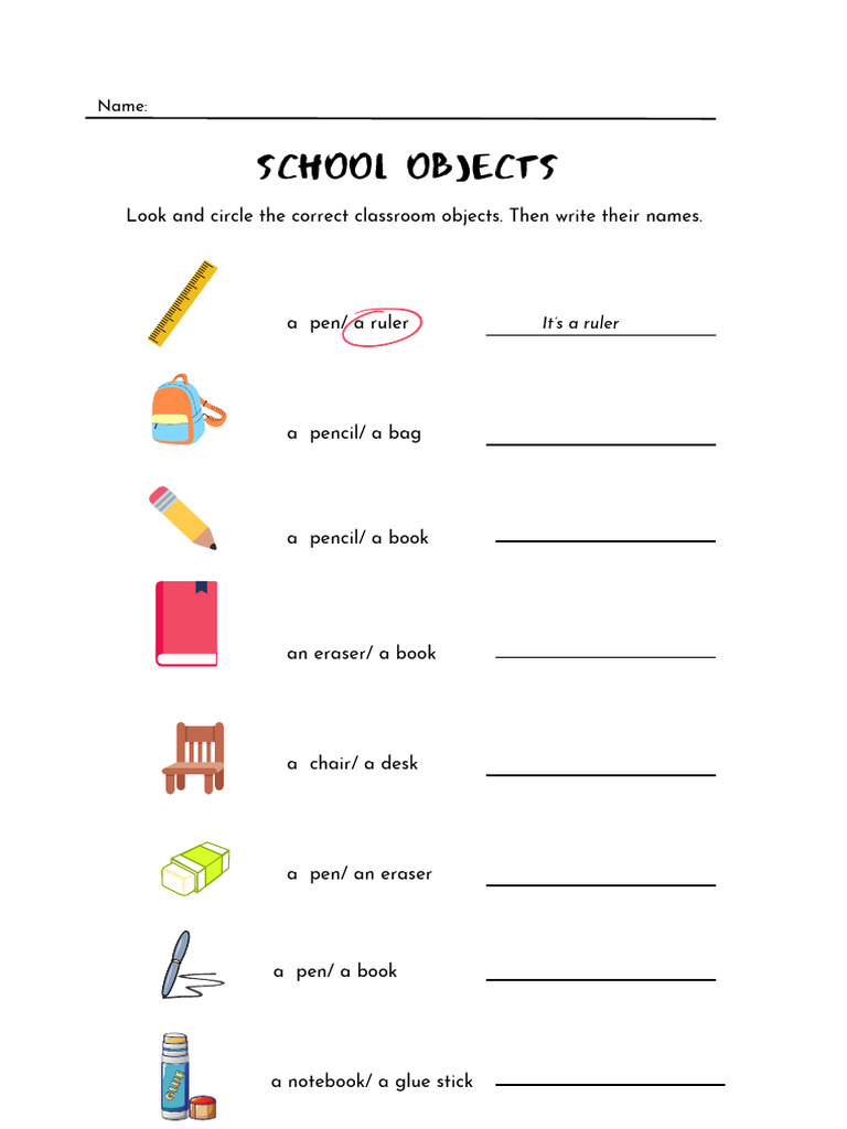 School Supplies | PDF