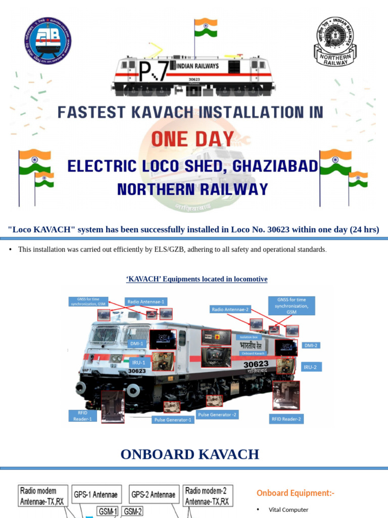 Kavach Installation in One Day (2) ..... FINAL | PDF | Manufactured Goods | Equipment