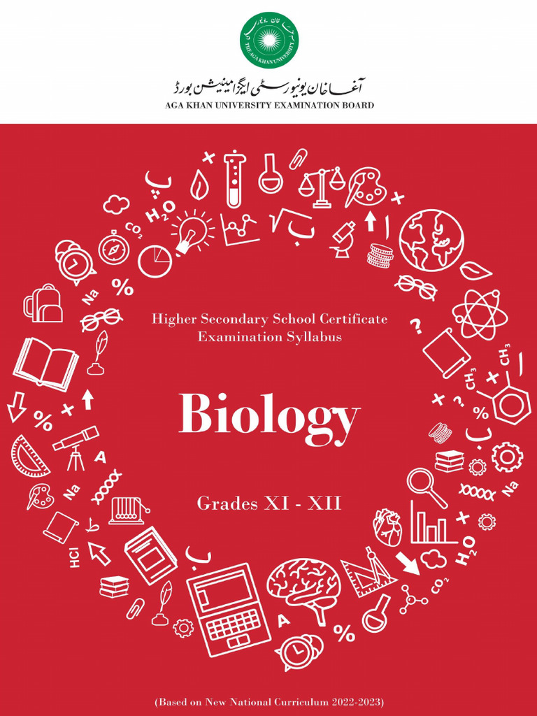 Biology HSSC Syllabus 2025 Overview | PDF | Enzyme | Cell Membrane