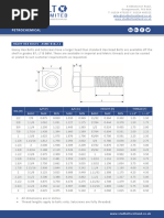 Hex Bolt Dimensions and Specifications | PDF