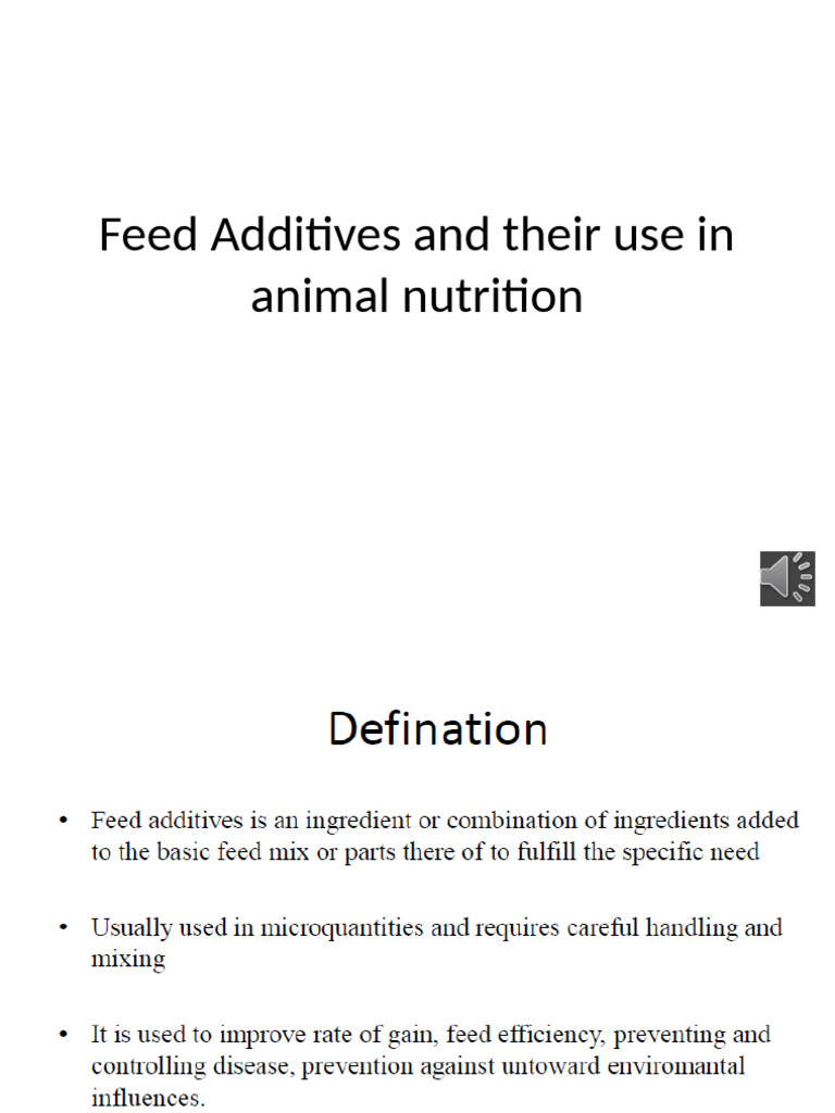 Feed Additives in Animal Nutrition | PDF | Lactobacillus | Probiotic