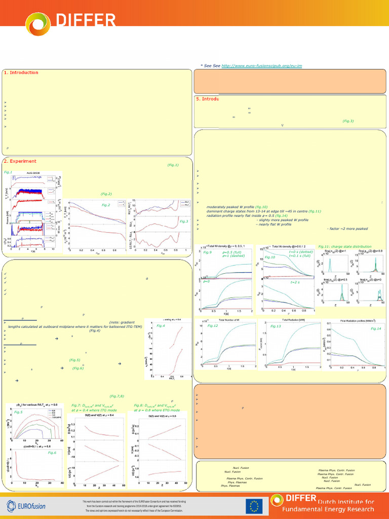 Hogeweij EFTC 2015 Poster Final | PDF | Diffusion | Turbulence