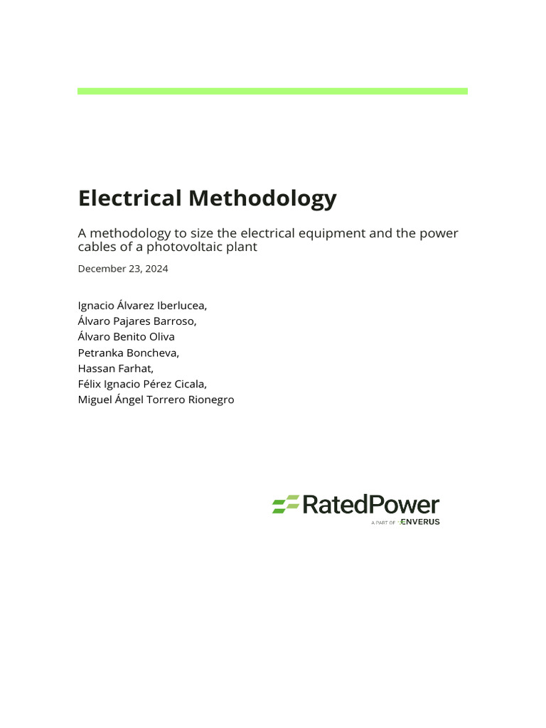 Rated Power - Electrical Methodology | PDF | Power Inverter | Electricity
