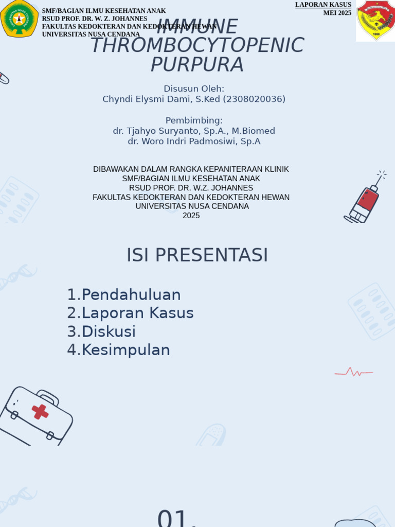 Laporan Kasus Itp . Dm Chyndi Dami[1] | PDF