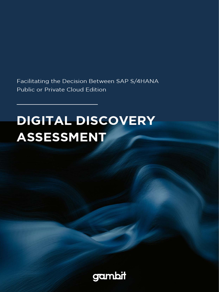 2024 04 Whitepaper Digital Discovery Assessment Cloud en Komp | PDF