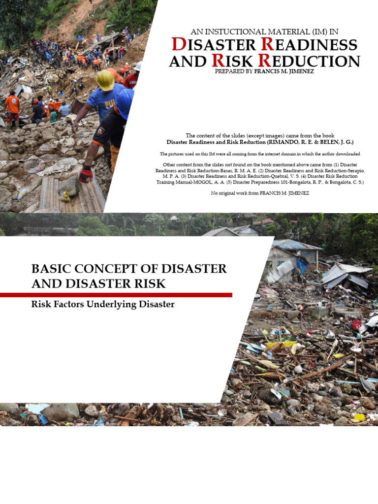 Disaster Readiness: Risk Factors Explained | PDF | Disaster Risk ...