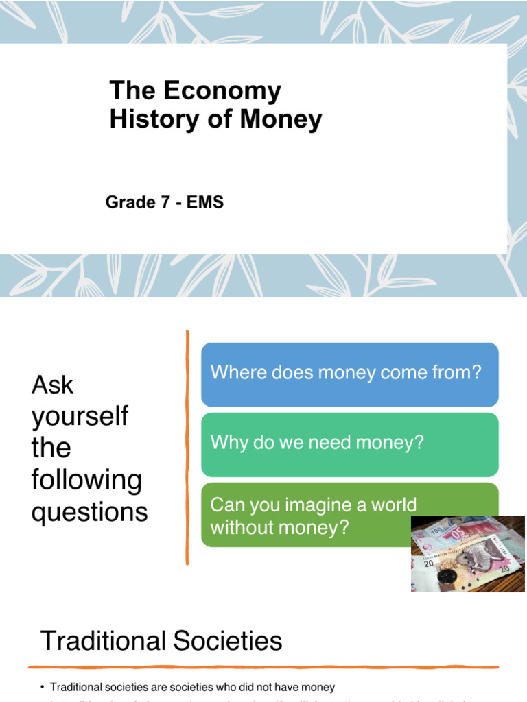 History of Money for Grade 7 Students | PDF