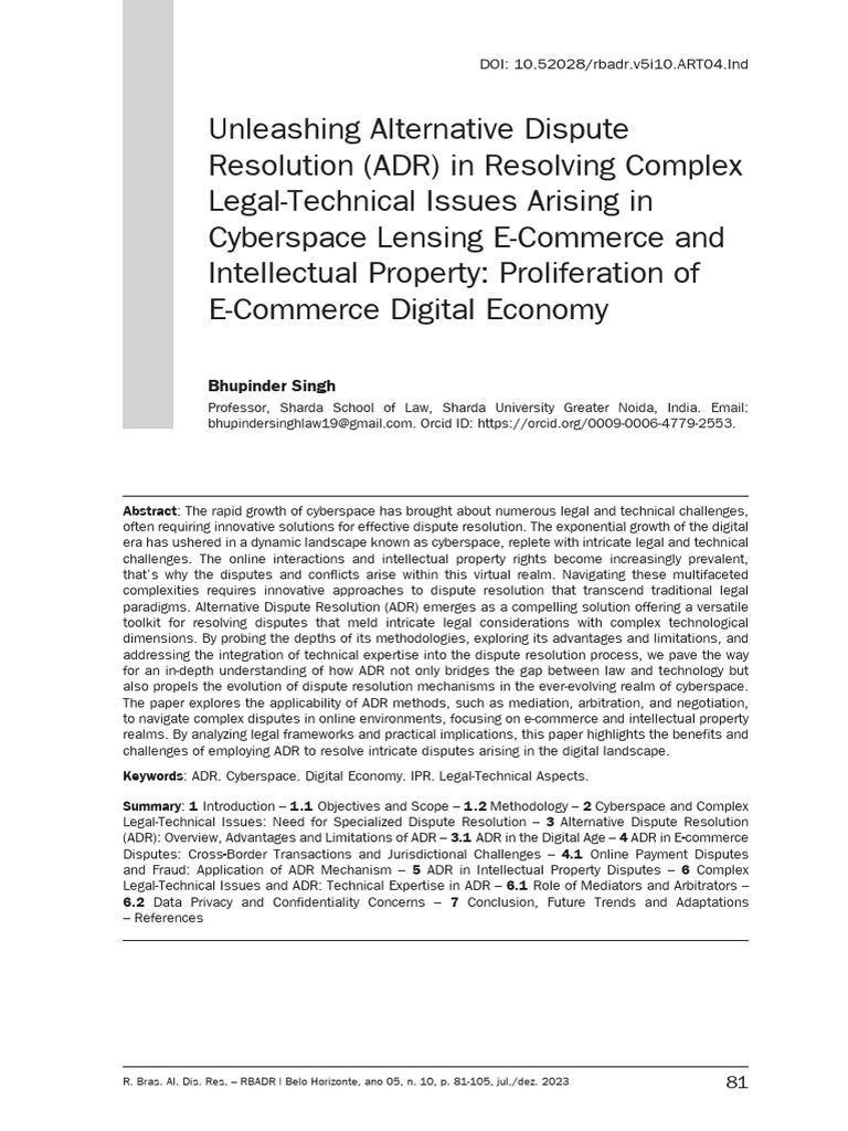 183-Article Text-328-359-10-20231227 | PDF | Alternative Dispute ...