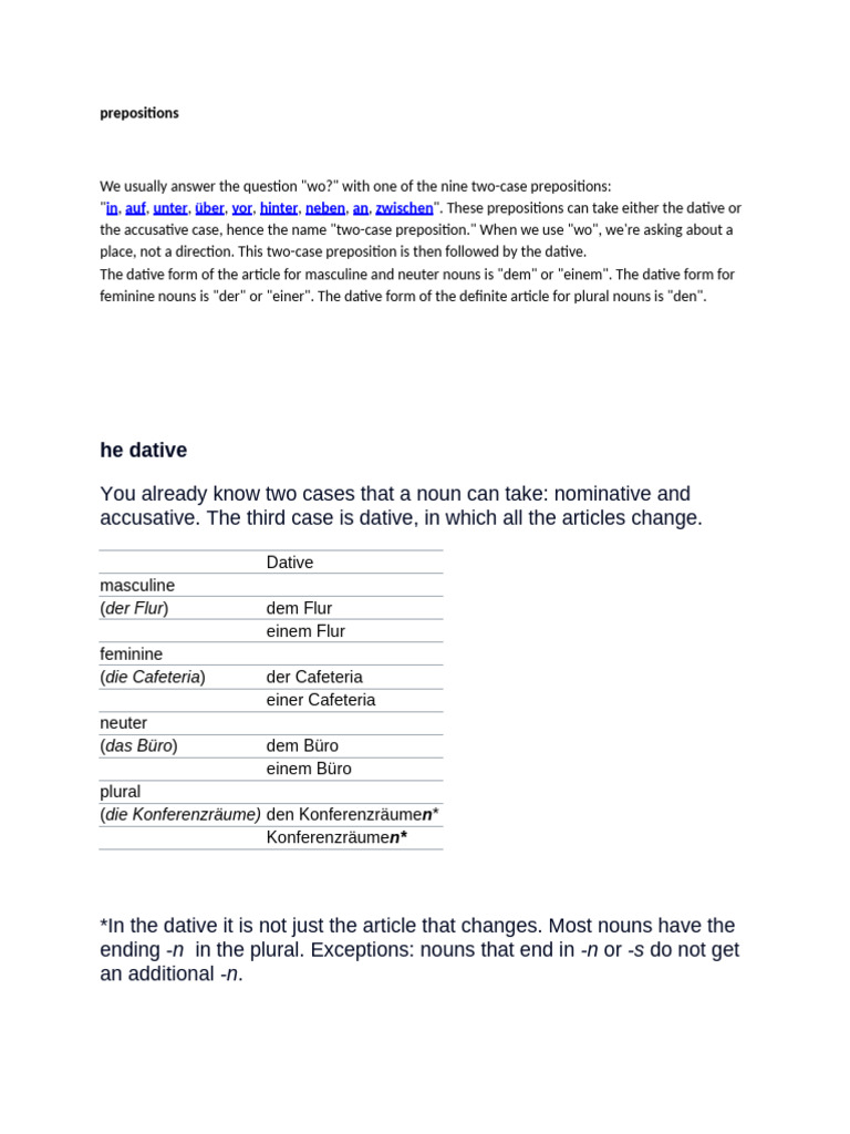 9 Two Way Prepositions | PDF