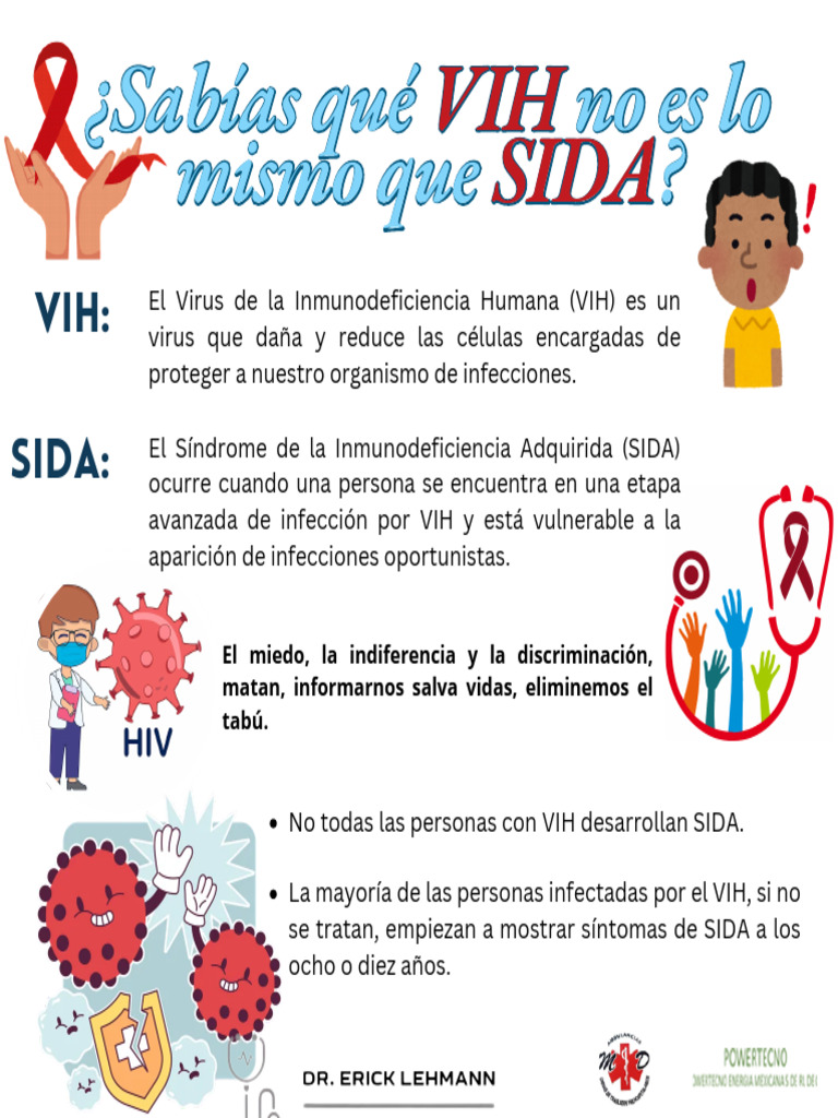VIH y SIDA: Diferencias Clave Explicadas | PDF