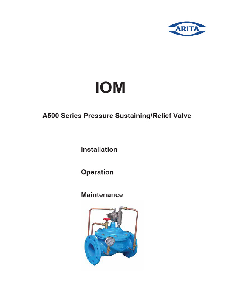 A500 Valve Installation and Maintenance Guide | PDF | Valve | Leak