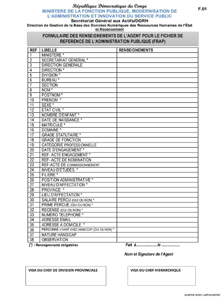 2-Formulaire DBDR F01 | PDF
