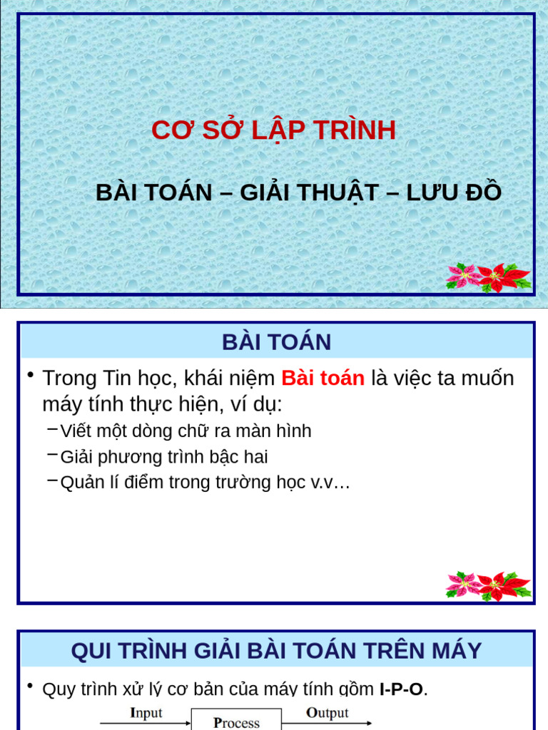 1 - 2 - Thuat Giai - Luu Do | PDF