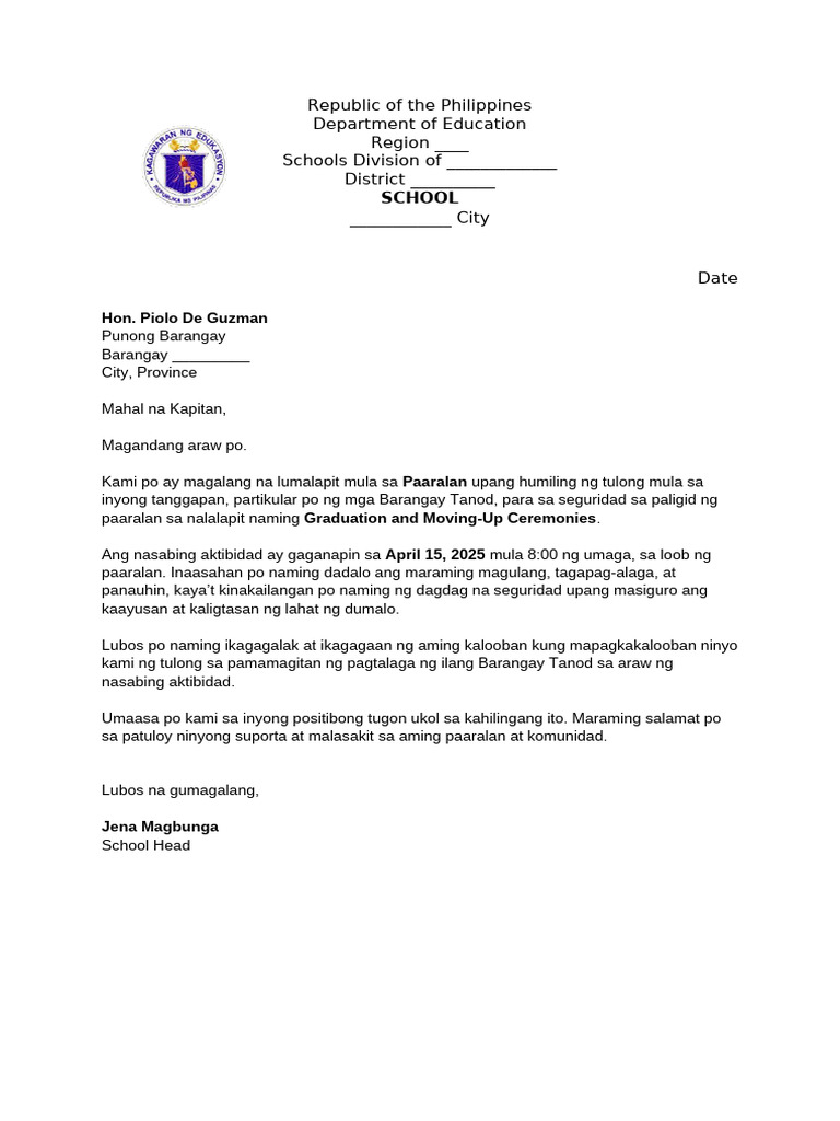 Communication Letter | PDF