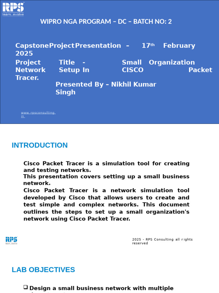 Mudassir Capstone Project 2 (1) .PPTX (Read-Only) | PDF | Computer Network | Ip Address