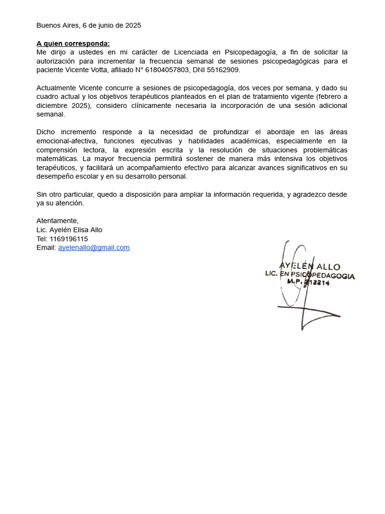 Vicente Votta 2025 | PDF