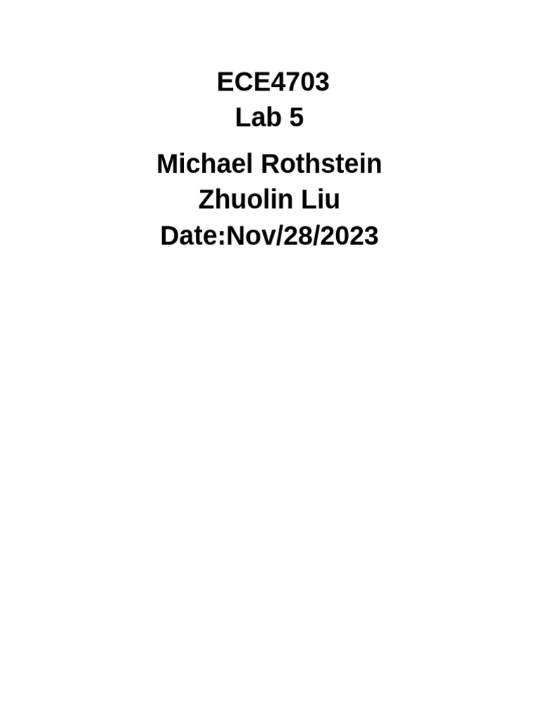 ECE4703LAB5 | PDF | Modulation | Computer Engineering