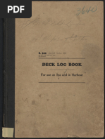 Deck Log Book | PDF