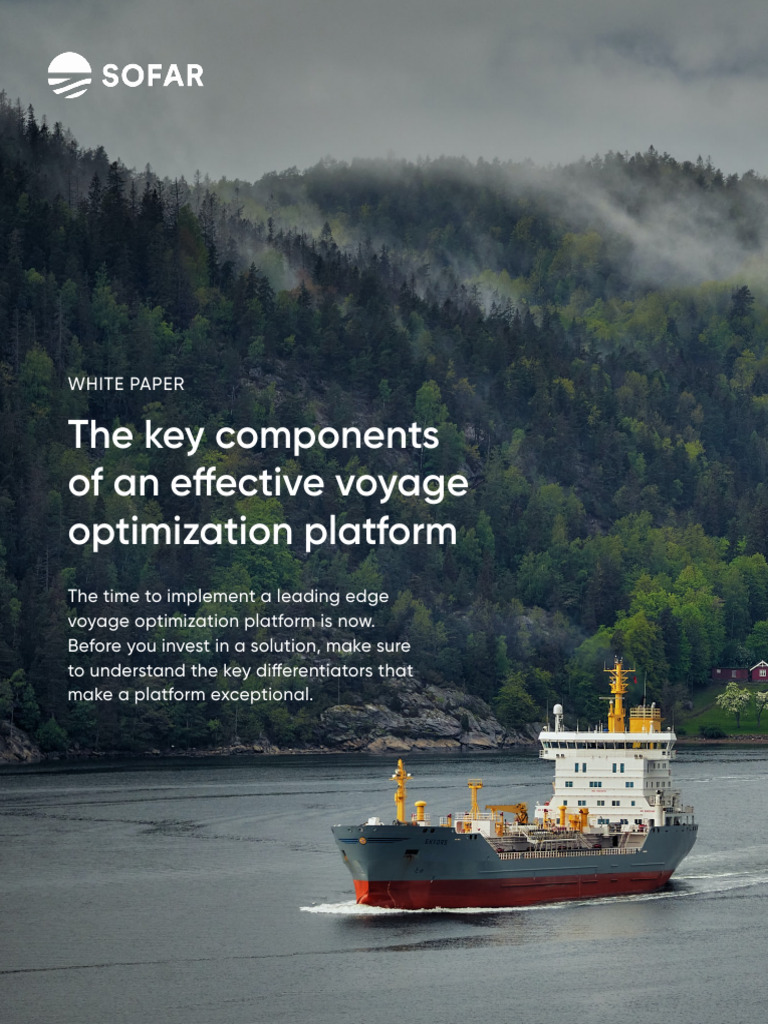 SofarOcean VoyageOpt Whitepaper 2023 | PDF | Weather Forecasting | Climate Change Mitigation