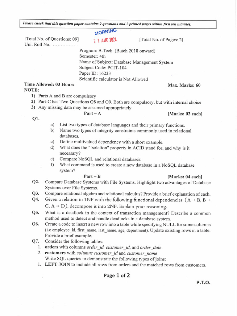Pcit 104 | PDF