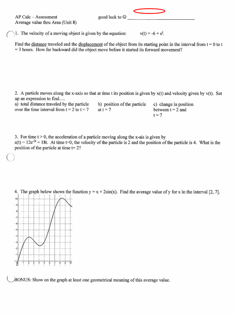 Updated Unit 8 Test | PDF