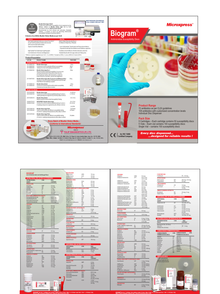 Biogram® Antimicrobial Sensitivity Discs - Brochure - 220230327.041725 ...