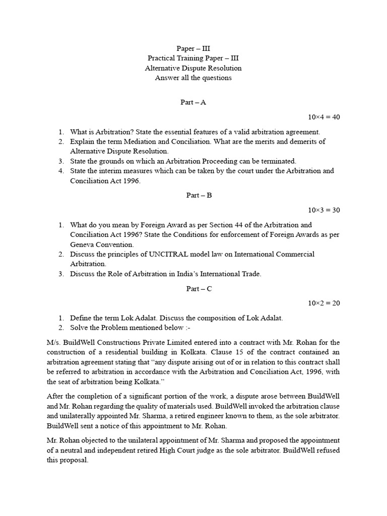 Alternative Dispute Resolution | PDF | Arbitration | Alternative Dispute Resolution