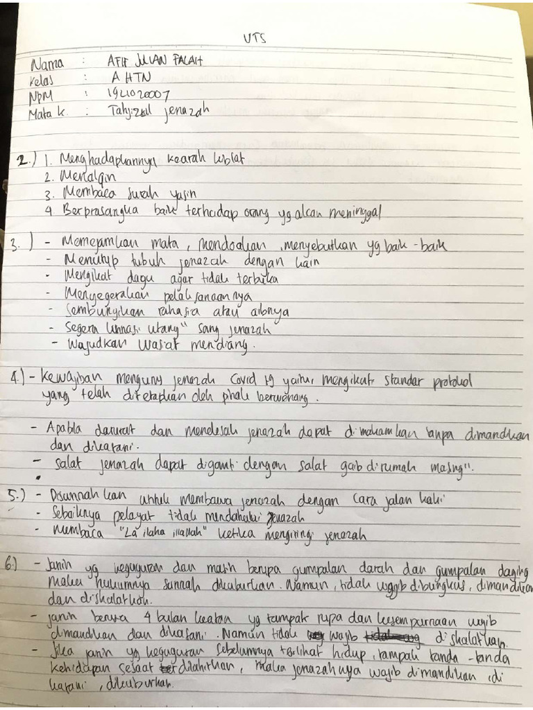 Uts Tahjizul Afif | PDF